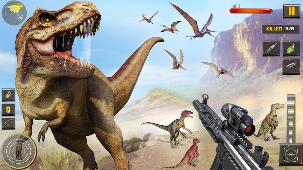Angry Dinosaur Zoo Hunter Game for Android - Download