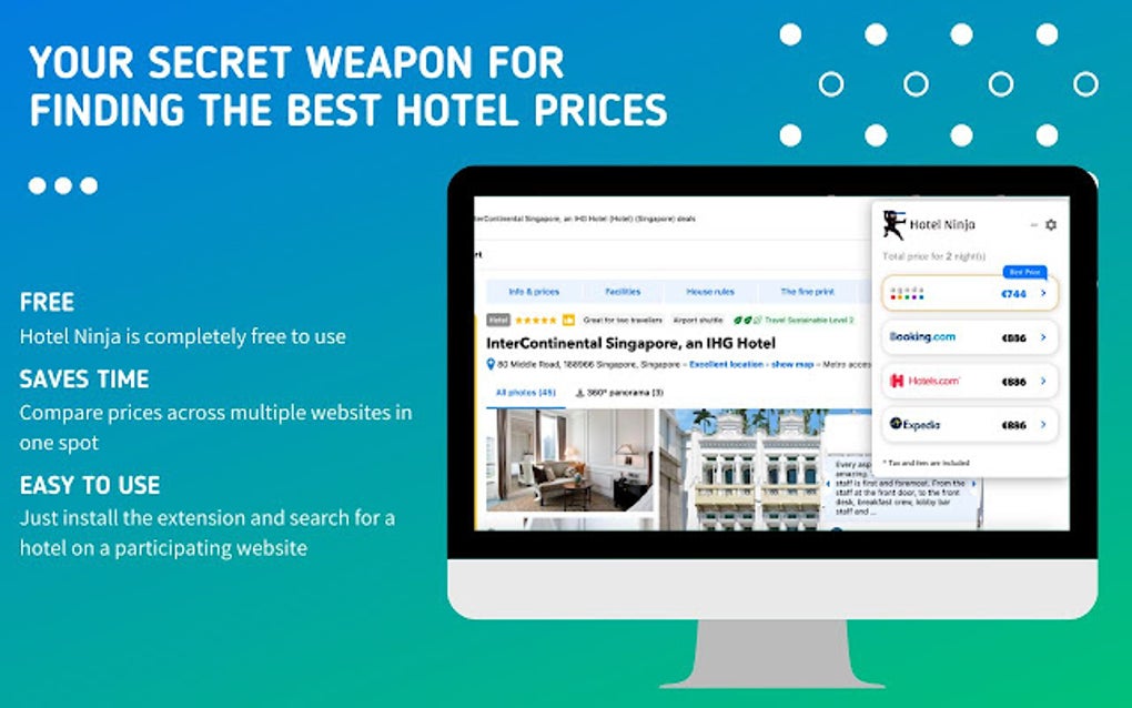 Hotel Ninja para Google Chrome - Extensión Descargar