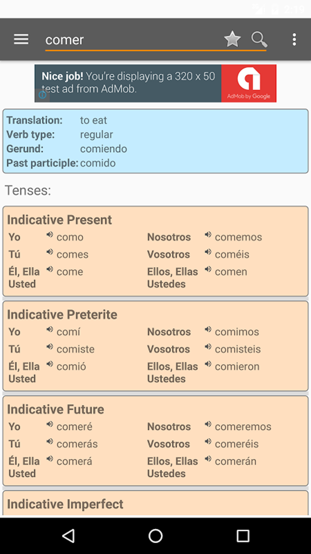 Spanish Verbs APK for Android - Download