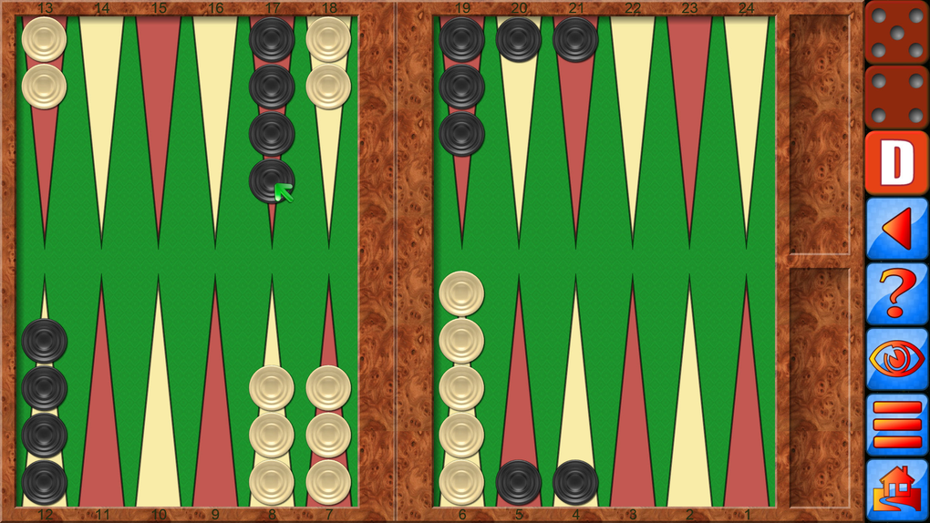 Backgammon V fun dice game para iPhone - Descargar