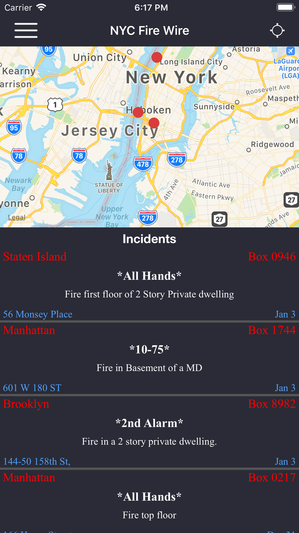 NYC Fire Wire for iPhone - Download