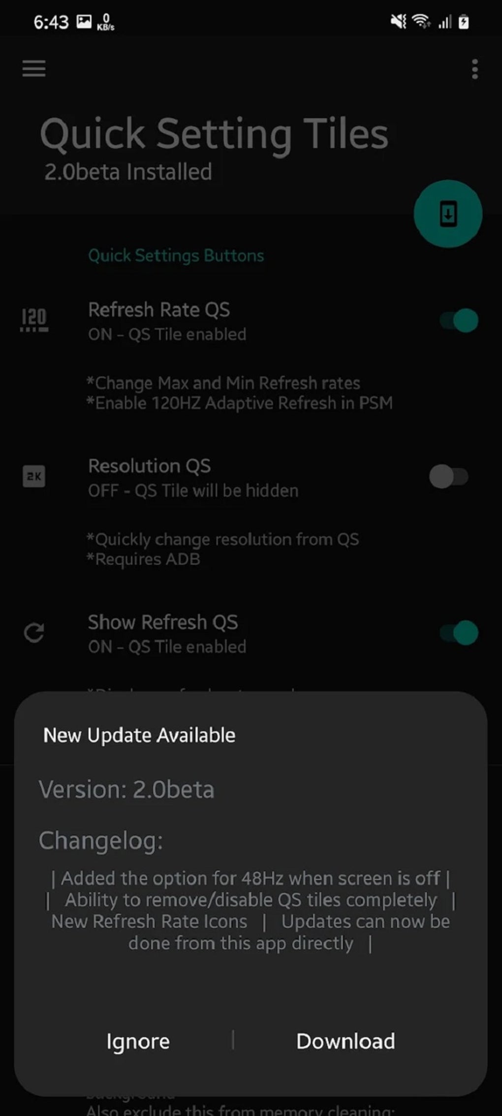 Quick Setting Tiles - S21Ultra APK for Android - Download