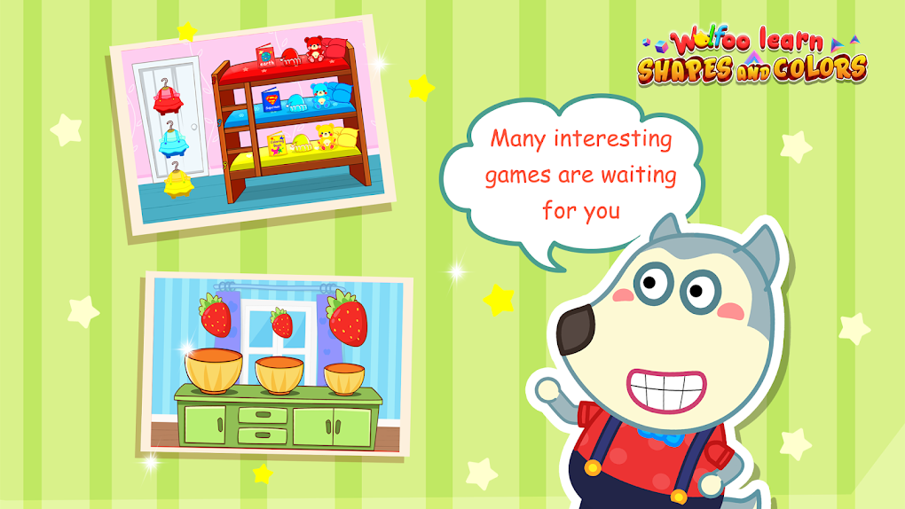 Wolfoo Learns Shape and Color para Android - Descargar