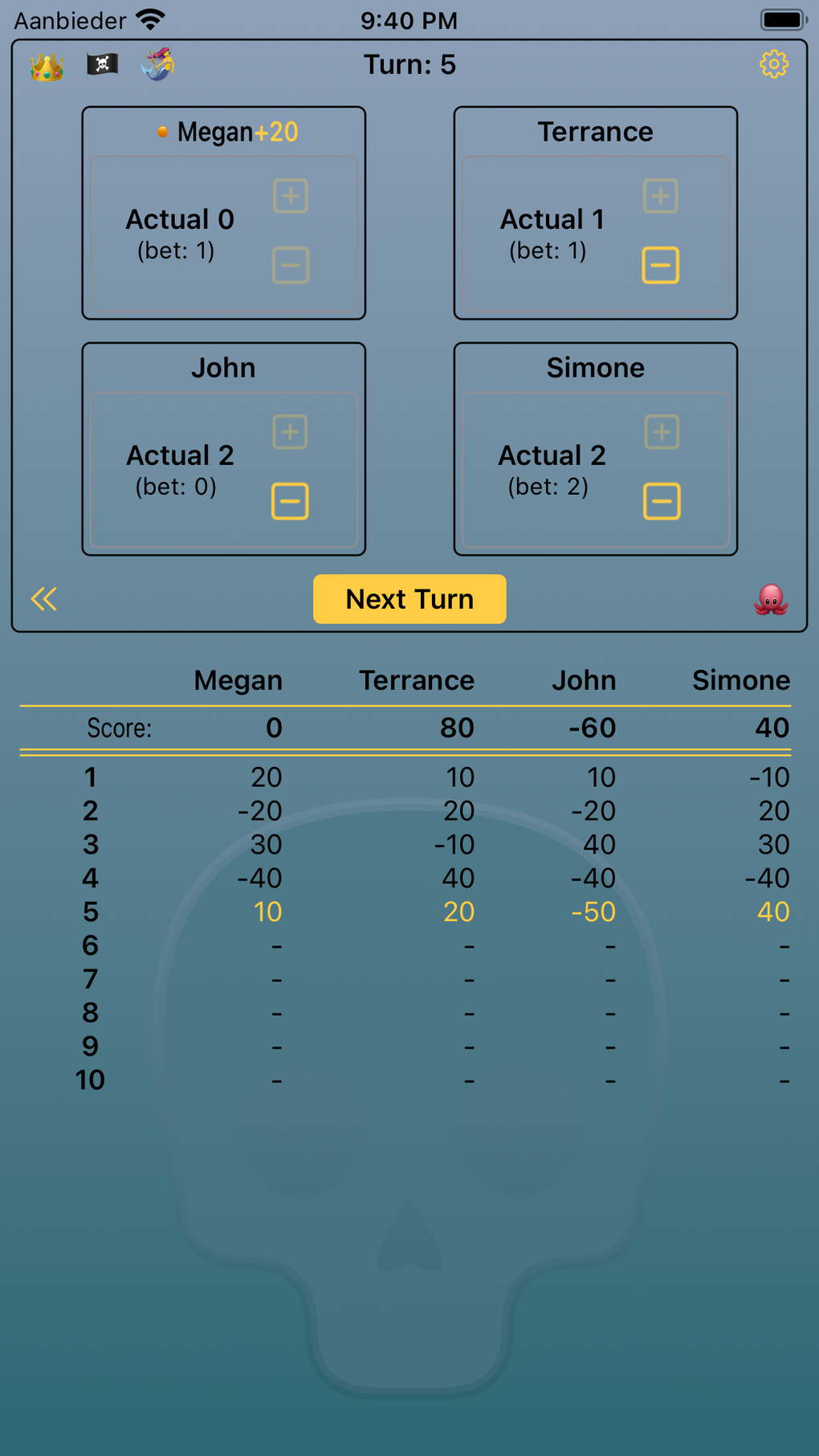 iPhone için Skull King Scorekeeper - İndir