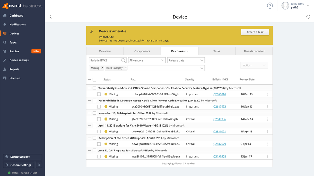 Avast Business Patch Management - Download