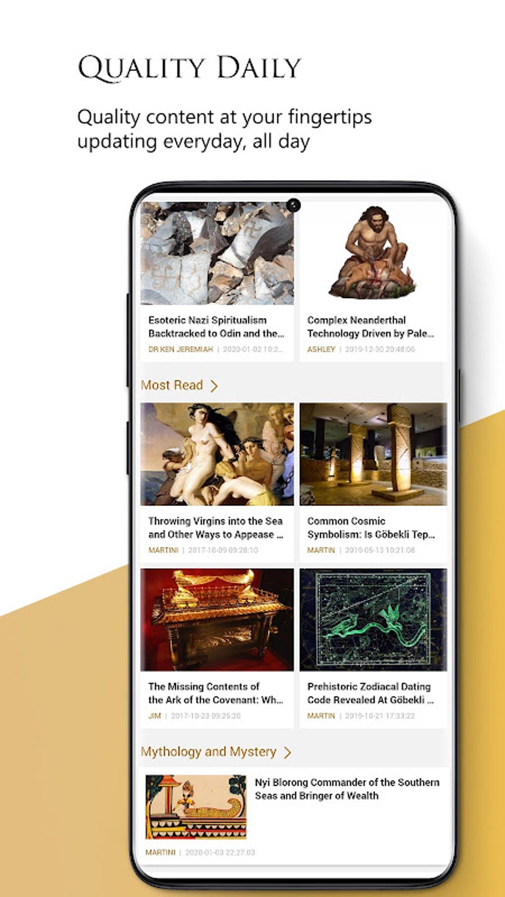 Ancient Origins – History, Mystery, Science APK สำหรับ Android - ดาวน์โหลด Ancient Origins – History, Mystery, Science APK สำหรับ Android - ดาวน์โหลด