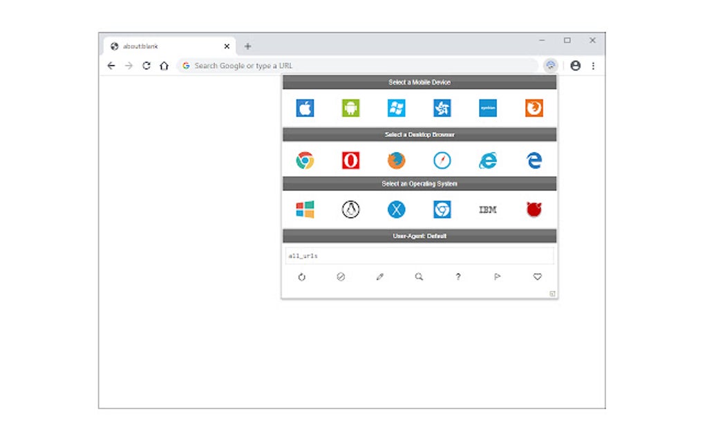 User-Agent Switcher para Google Chrome - Extensión Descargar