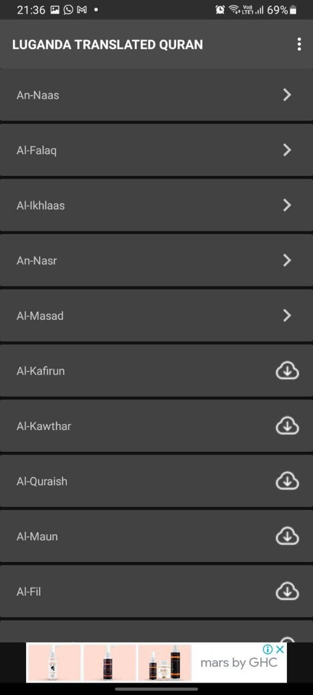 Luganda Translated Quran for Android - Download