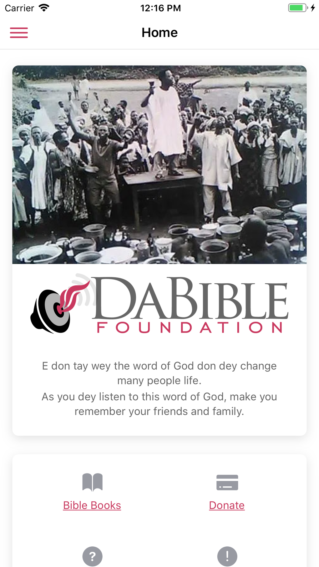 Pidgin Audio Bible para iPhone - Descargar