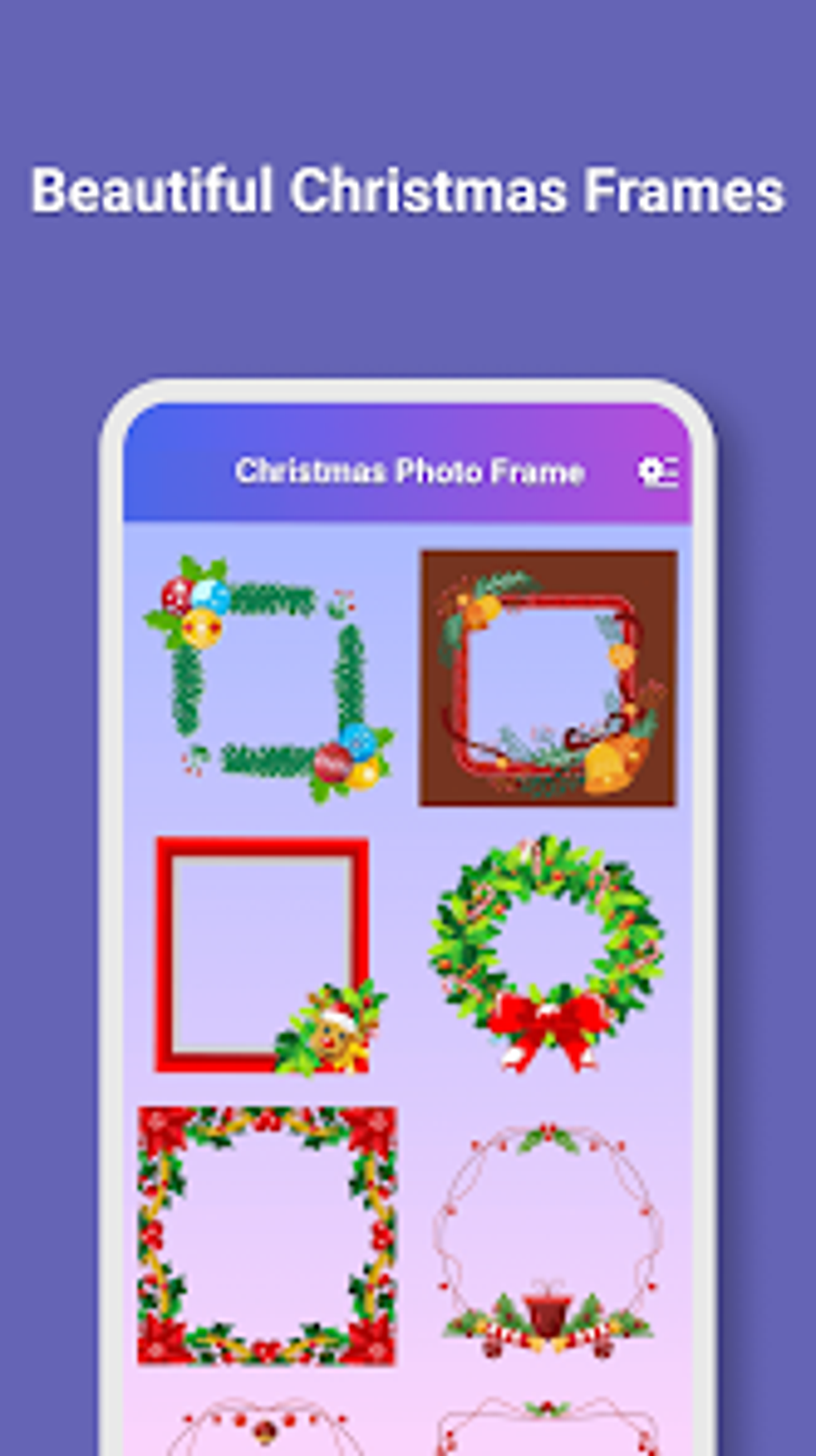 Christmas Photo Frame Edit para Android - Descargar