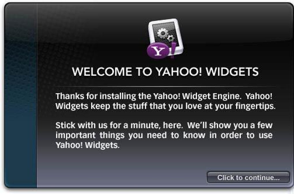 Yahoo! Widgets - Descargar