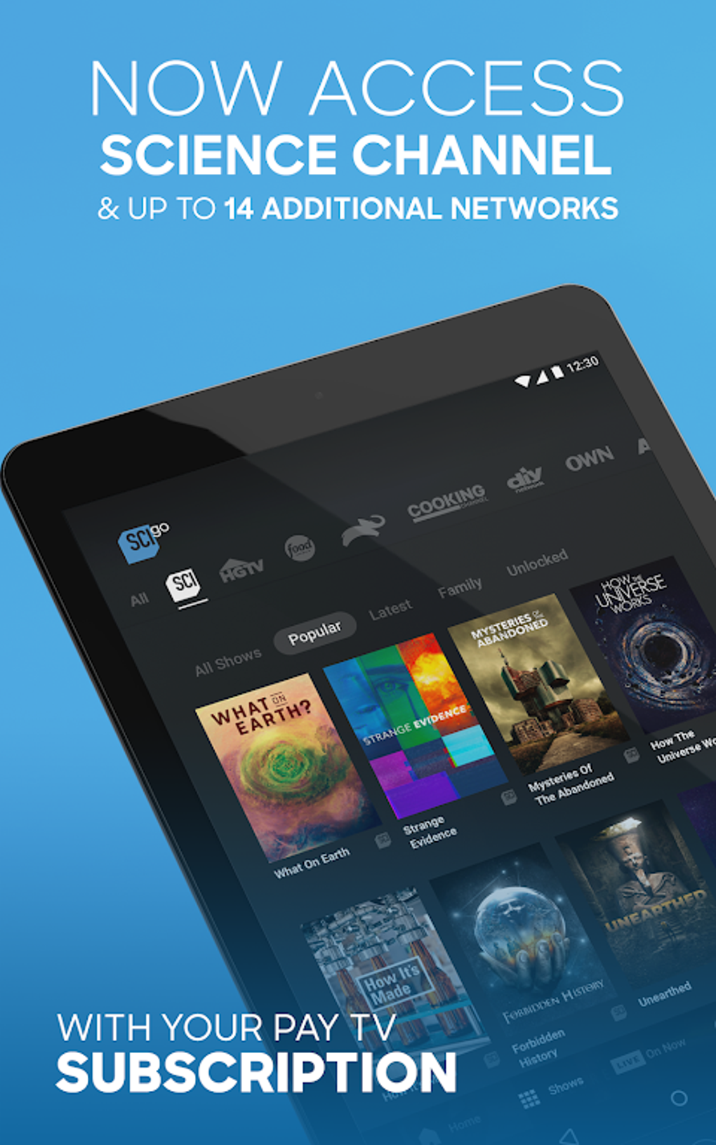 Science Channel GO APK สำหรับ Android - ดาวน์โหลด