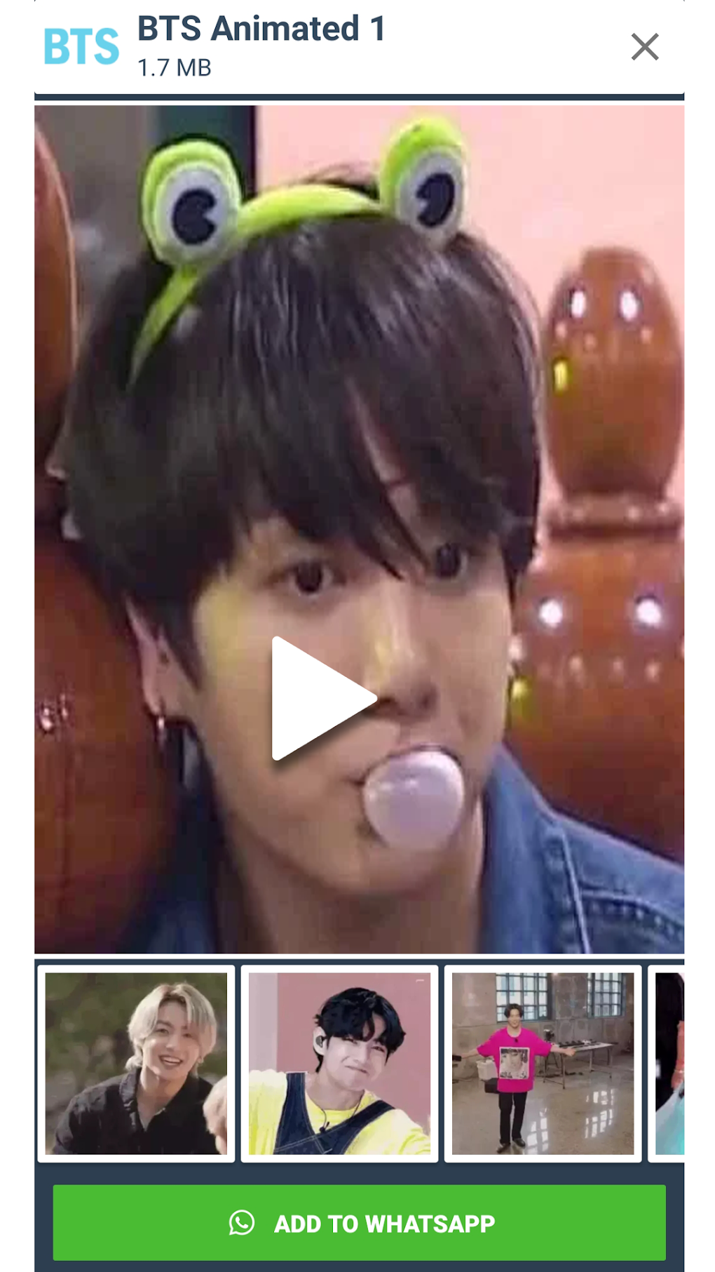 BTS Funny Animated WAStickers for Android - Download