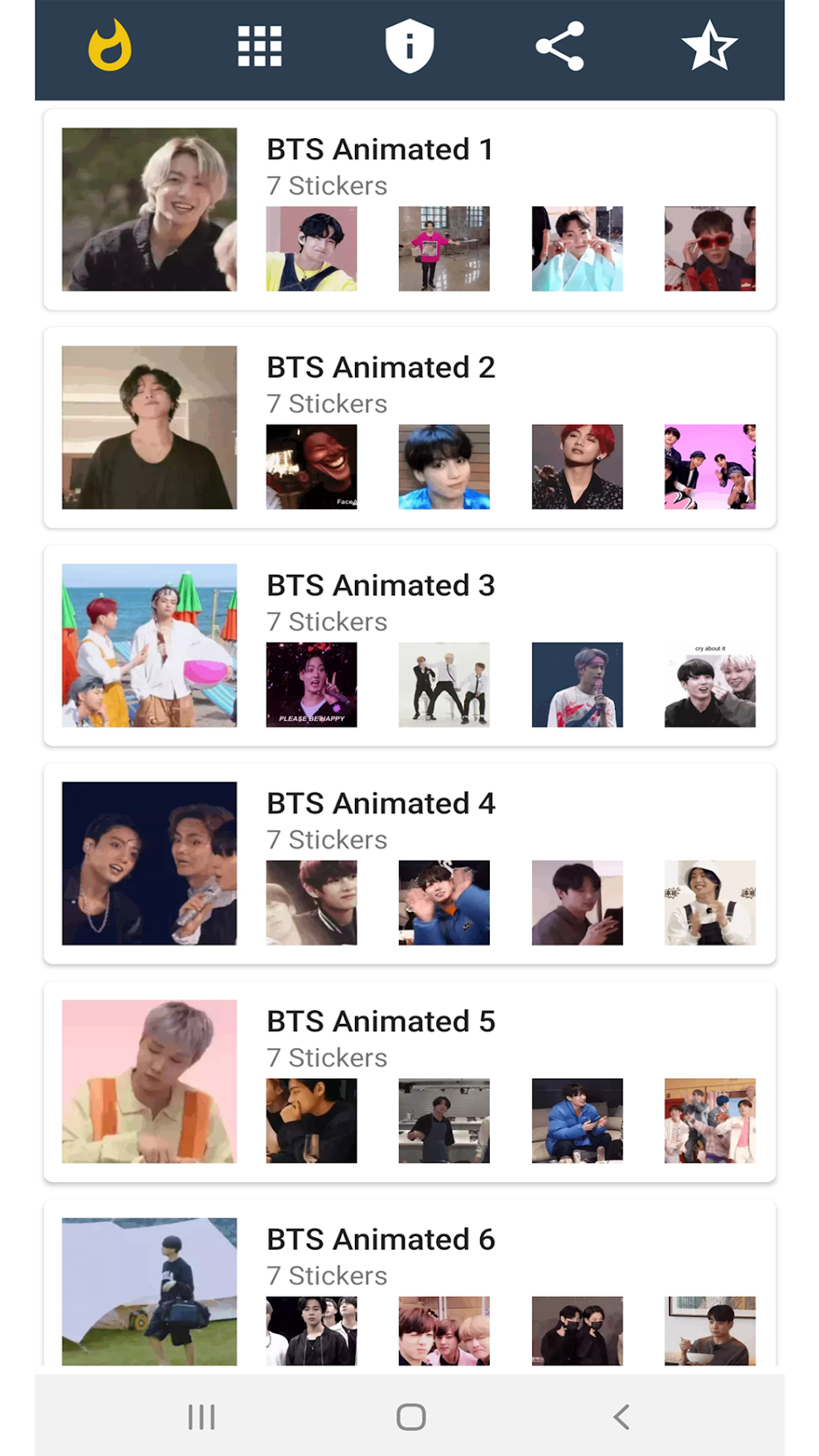 BTS Funny Animated WAStickers for Android - Download