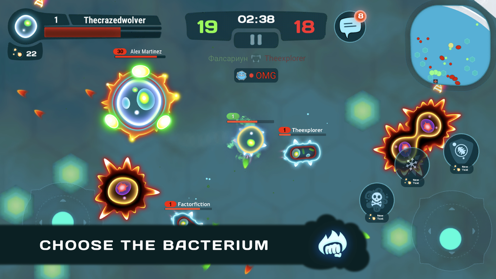 Bacter.io: Evolution of Cells para iPhone - Descargar