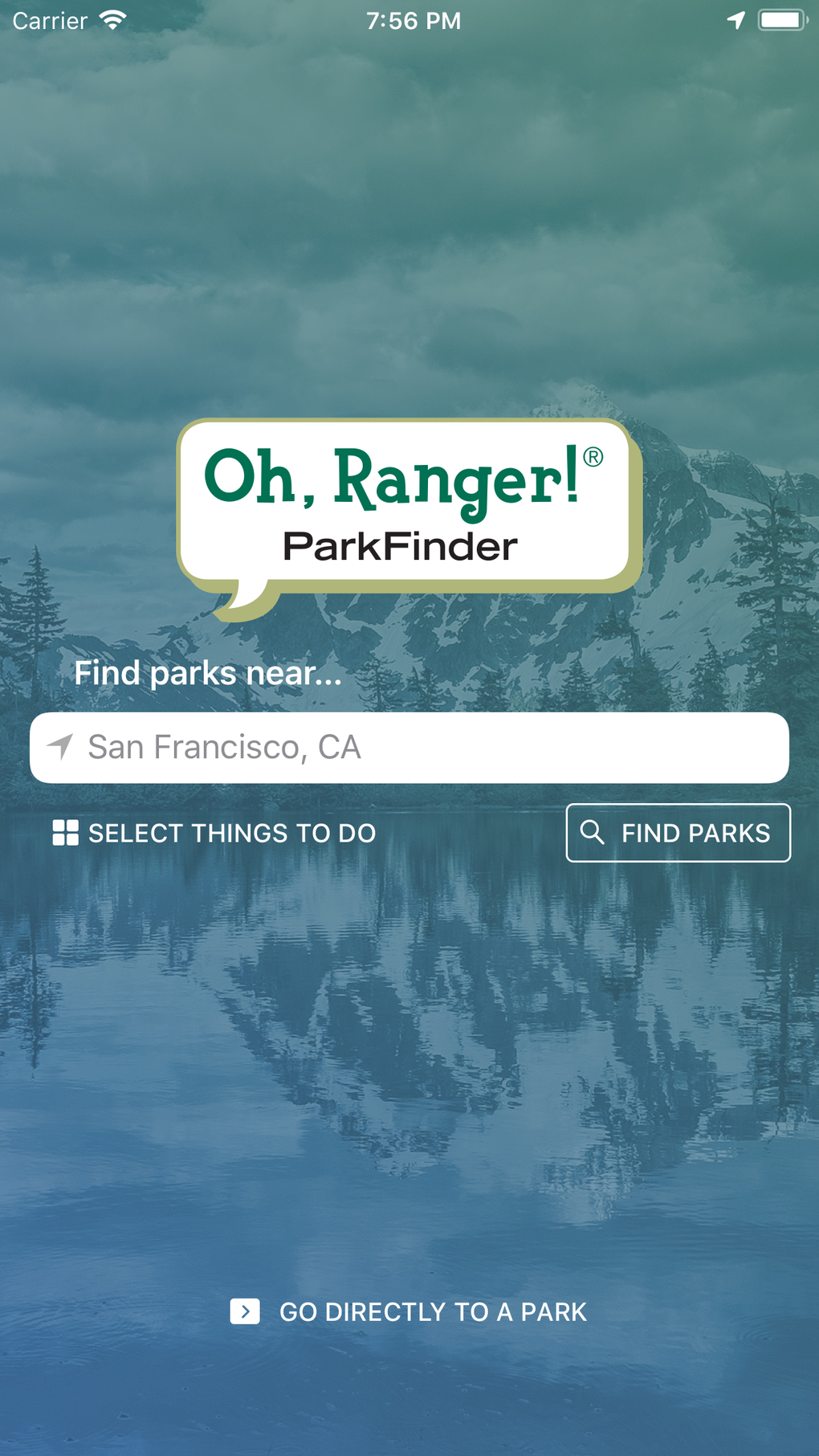 Oh Ranger ParkFinder para iPhone - Descargar