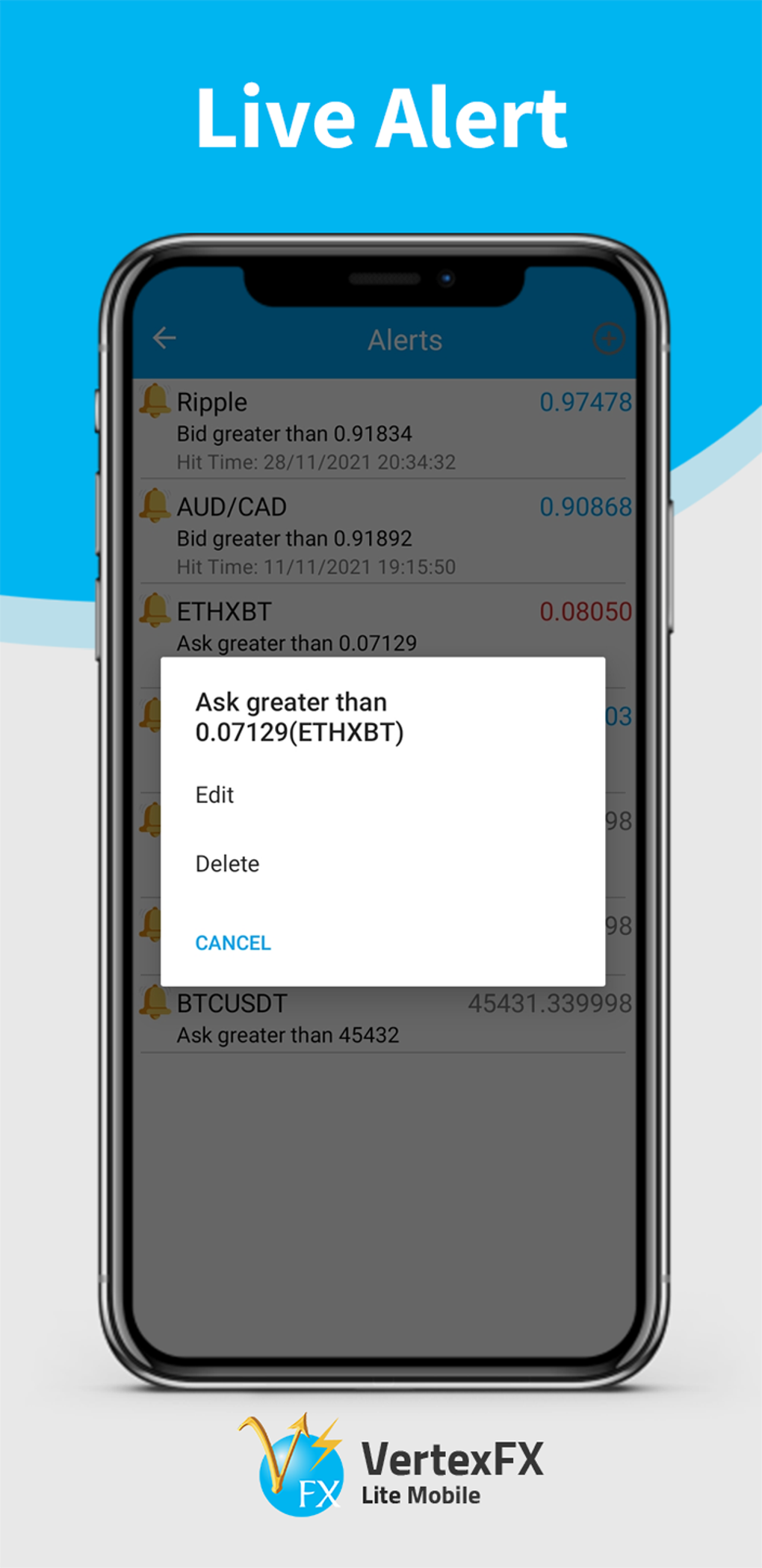 VertexFX Android Trader (Android) - Download