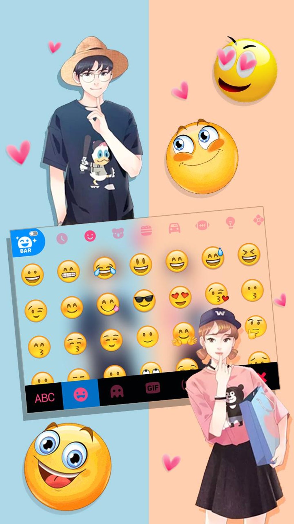 Love Couple Keyboard Theme APK for Android - Download