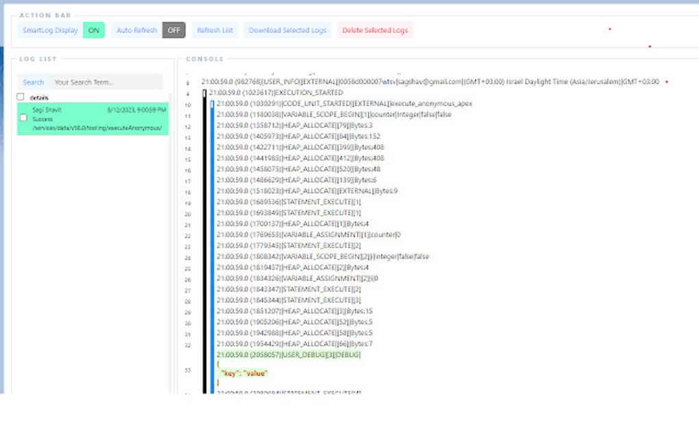 Salesforce SmartLog pour Google Chrome - Extension Télécharger
