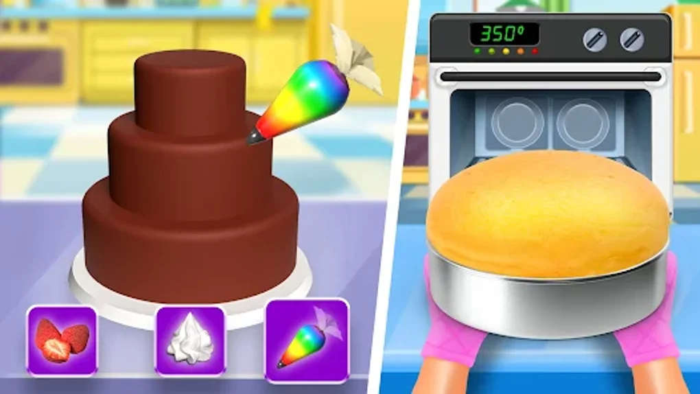 Cake Baking Shop Bakery Games para Android - Descargar