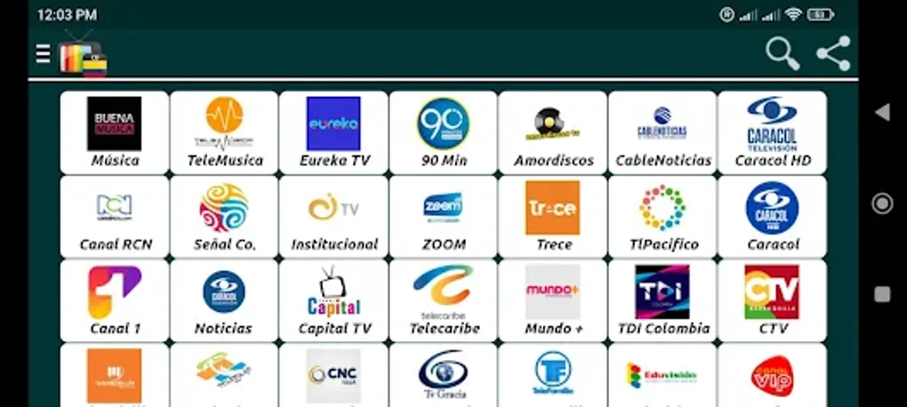 TV de Colombia en Vivo para Android - Descargar