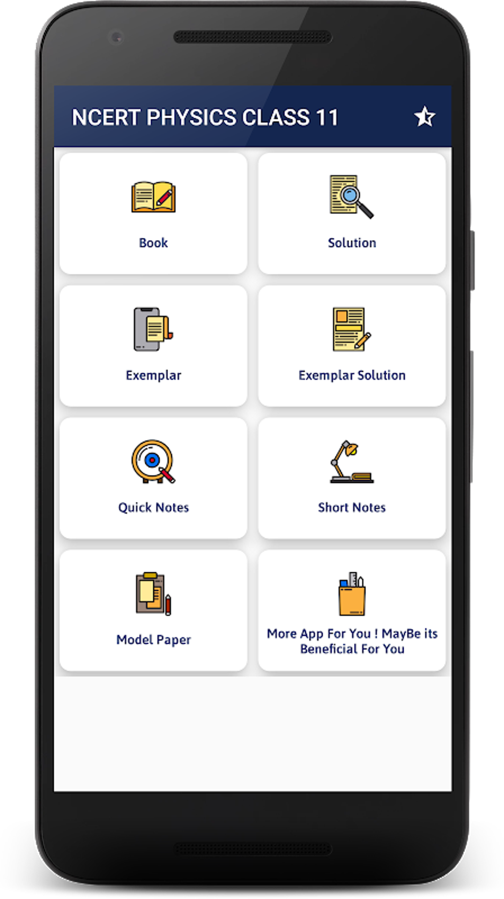 Class 11 Physics NCERT Solutions Notes Textbook Pour Android
