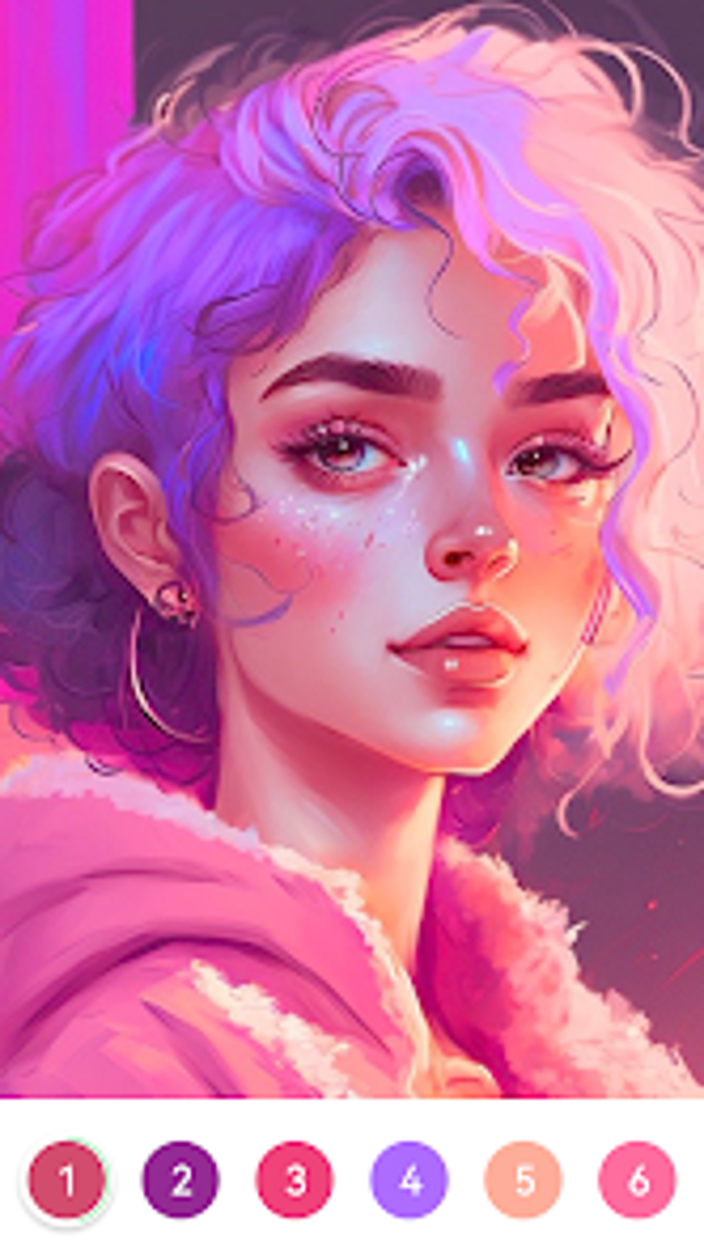 Girls Paint By Number Coloring For Android Download