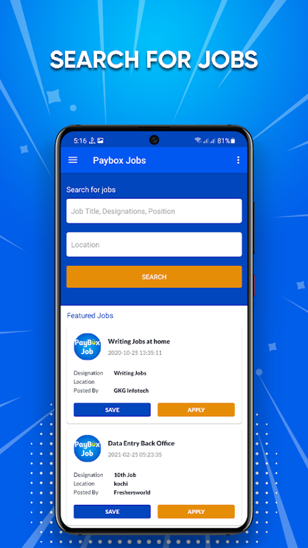 Paybox Job - Work From Home APK for Android - Download