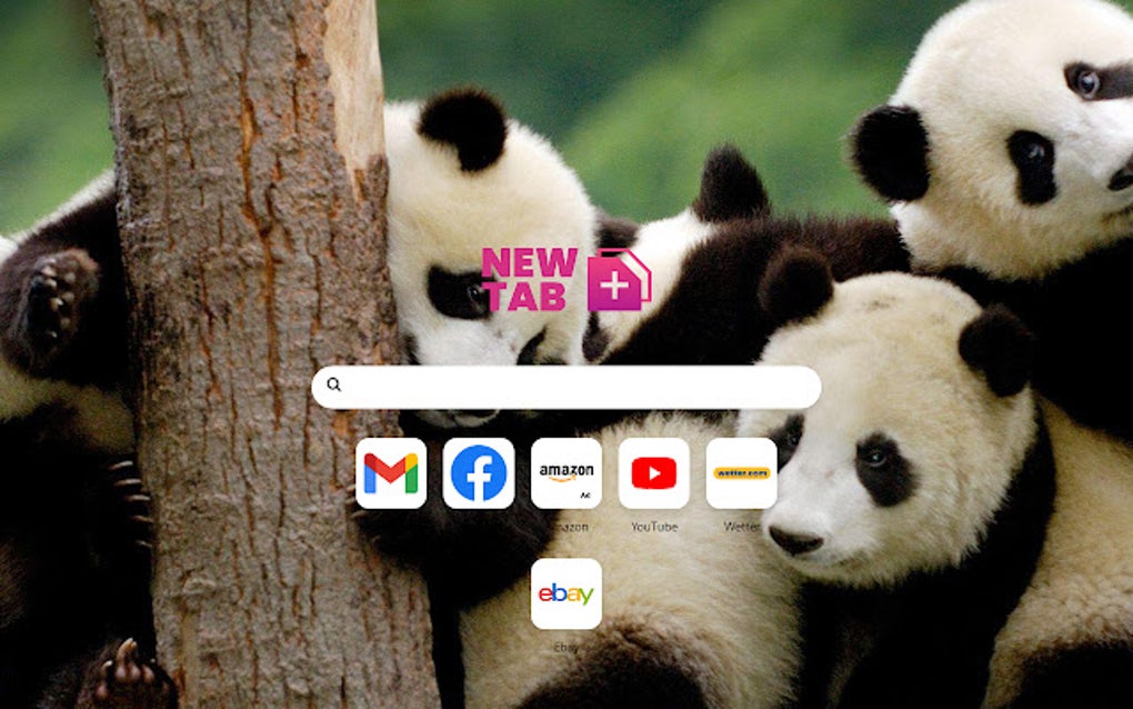 Panda Newtab for Google Chrome - Extension Download
