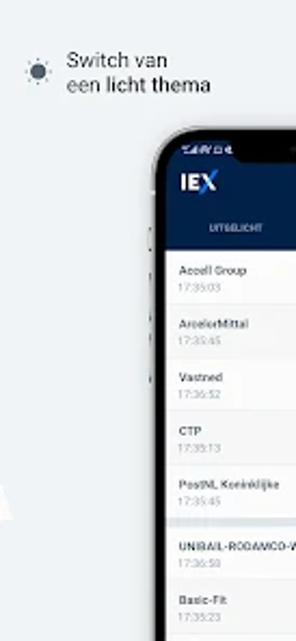 IEX Beleggingsinformatie for Android - Download