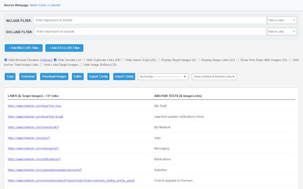 LinkScalper - Advanced Link Grabber for Google Chrome - Extension Download