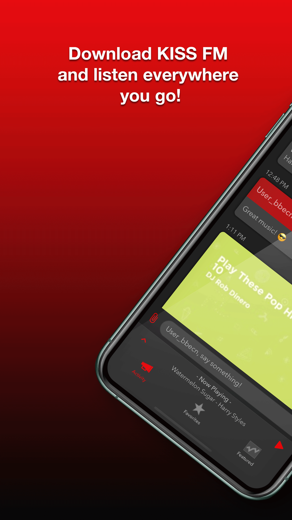 KISS FM 101.7 pour iPhone - Télécharger