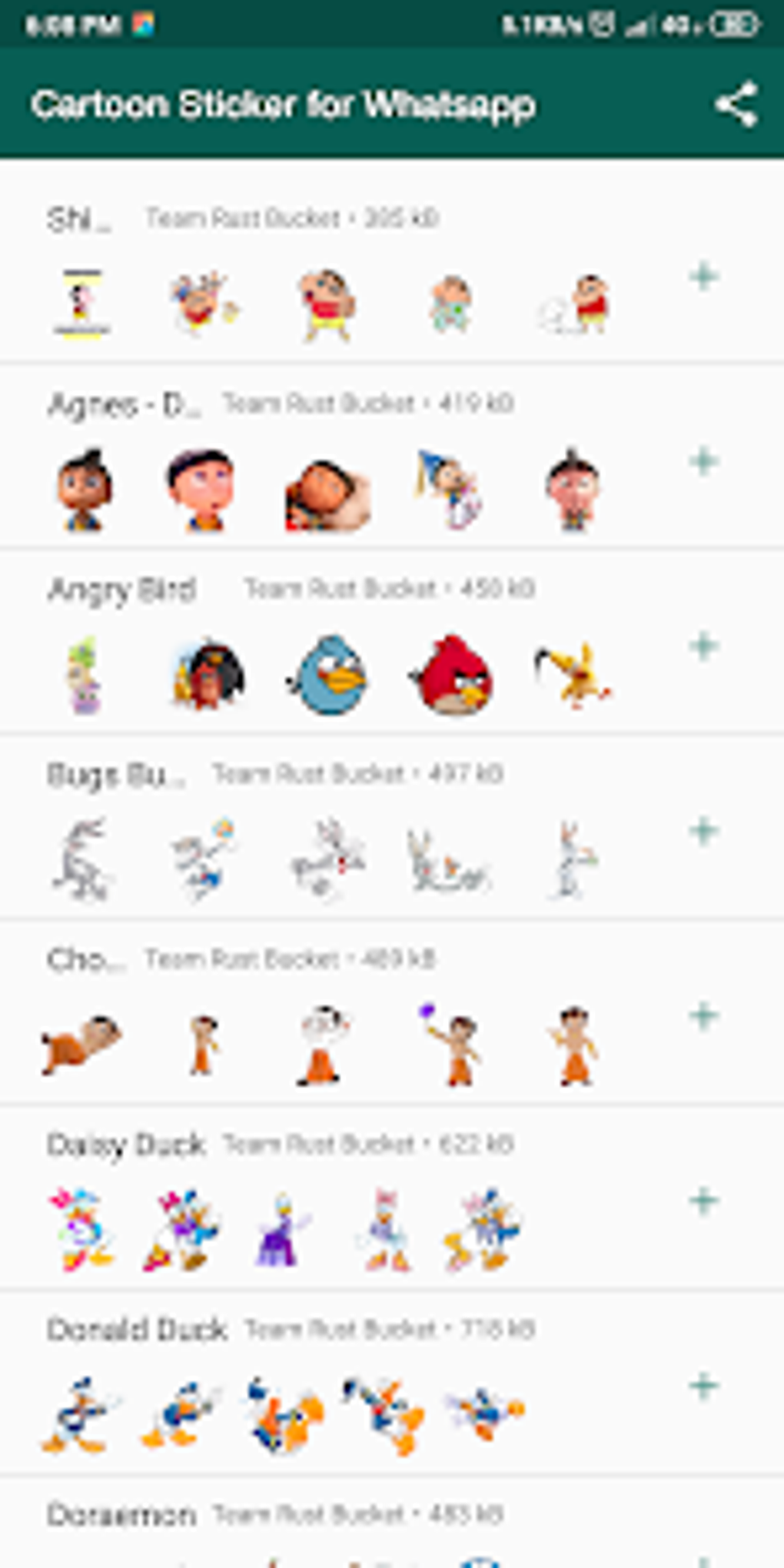 Cartoon Stickers for Whatsapp para Android - Descargar