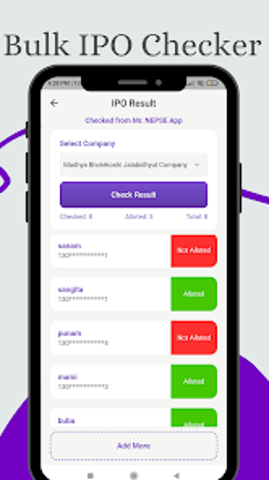 Mr NEPSE - Bulk IPO Checker for Android - Download