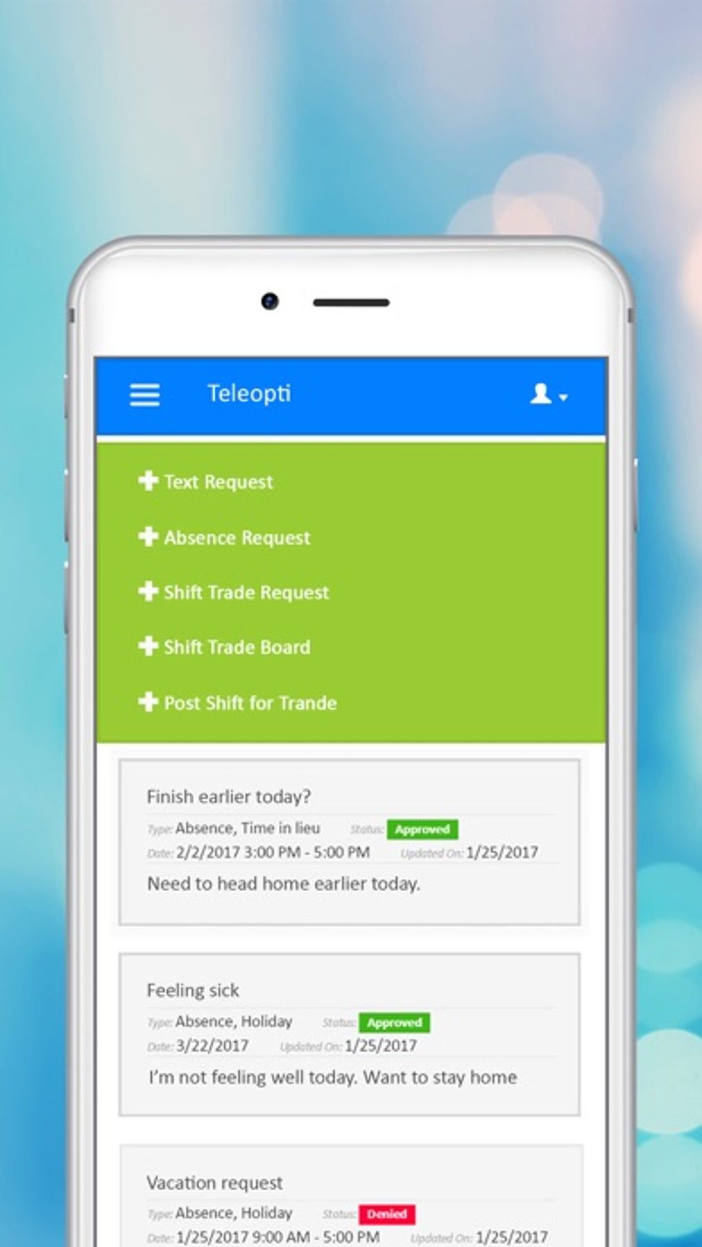 Calabrio Teleopti WFM MyTime para iPhone - Descargar