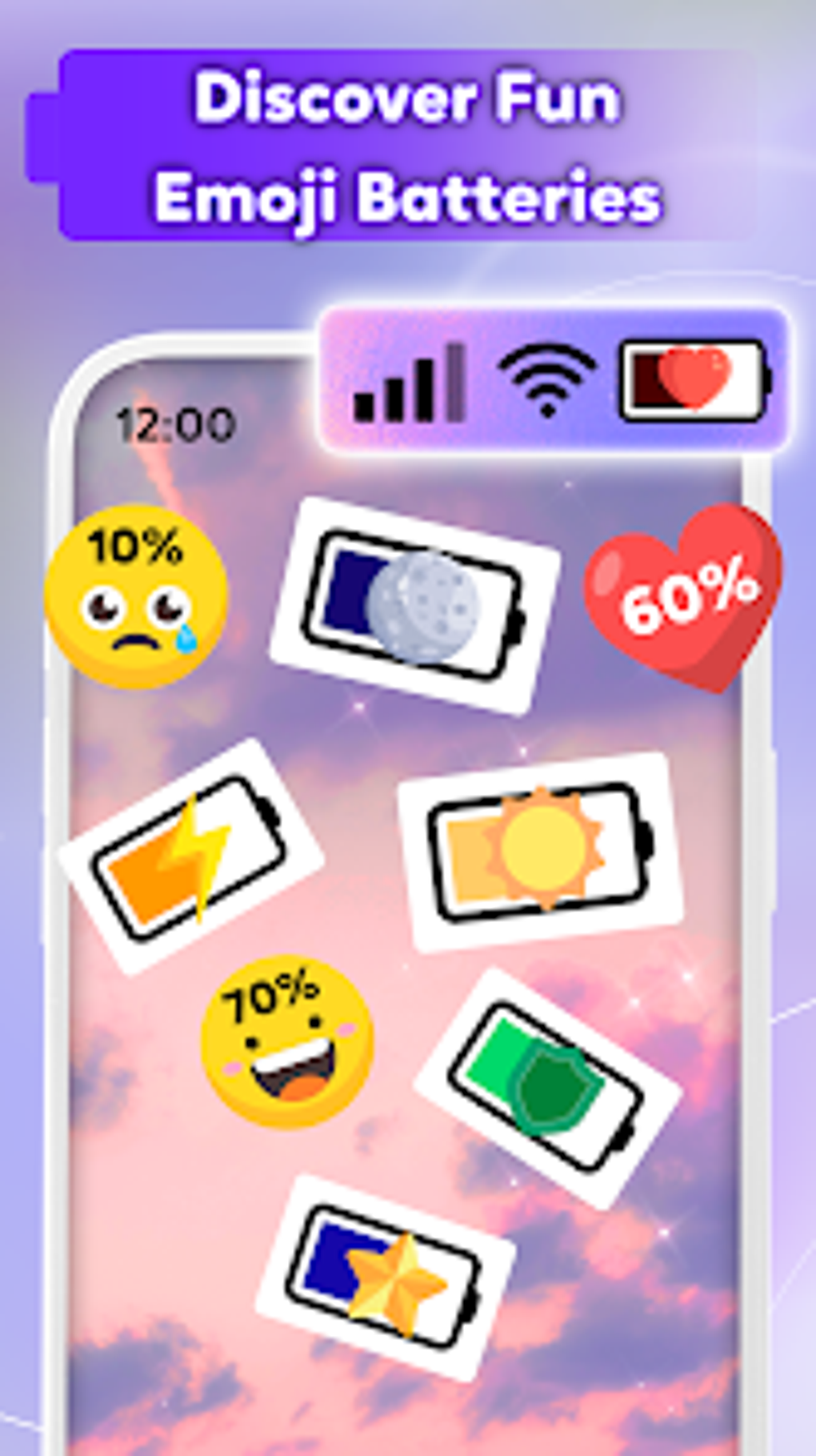 Eji: Emoji Battery Widget para Android - Descargar
