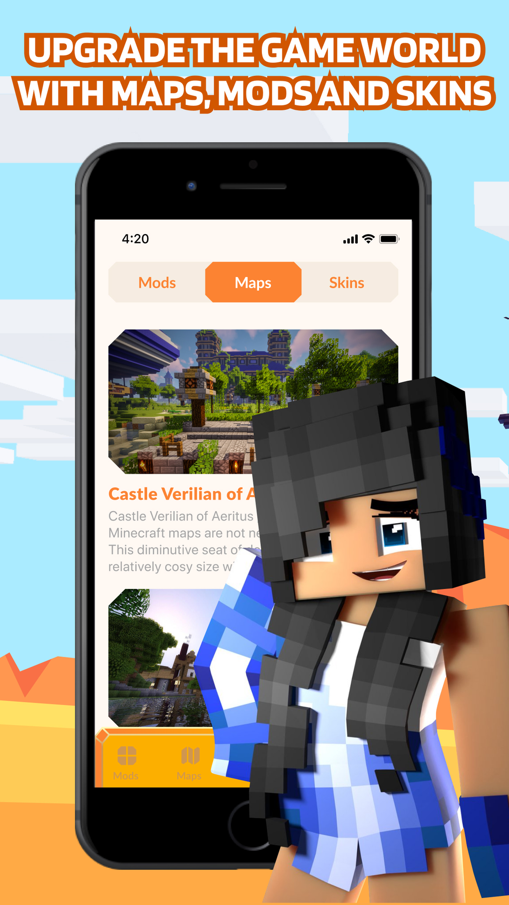 Mods and Maps for Minecraft. per iPhone - Download