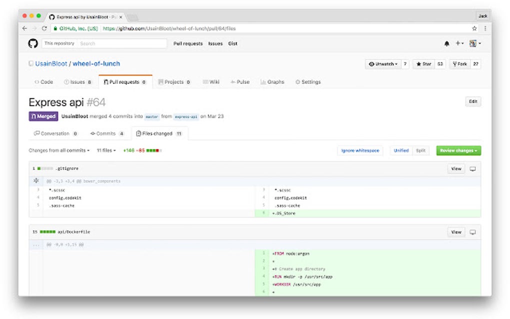 GitHub Diff Whitespace Ignore Button para Google Chrome - Extensión ...