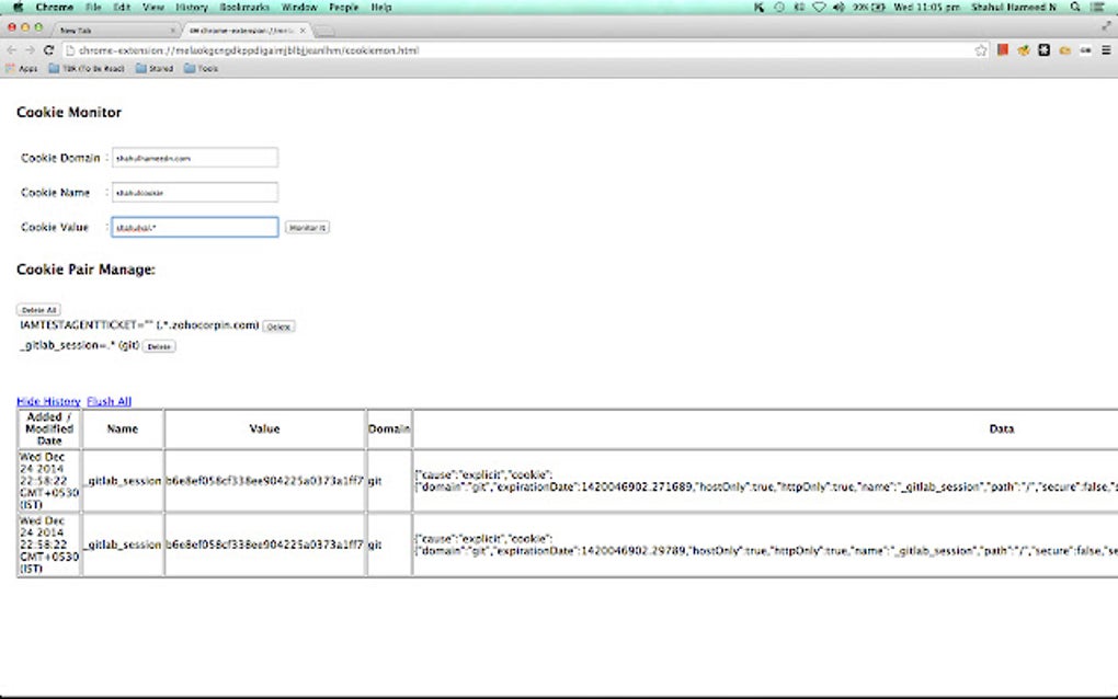 Cookie Monitor for Google Chrome - Extension Download