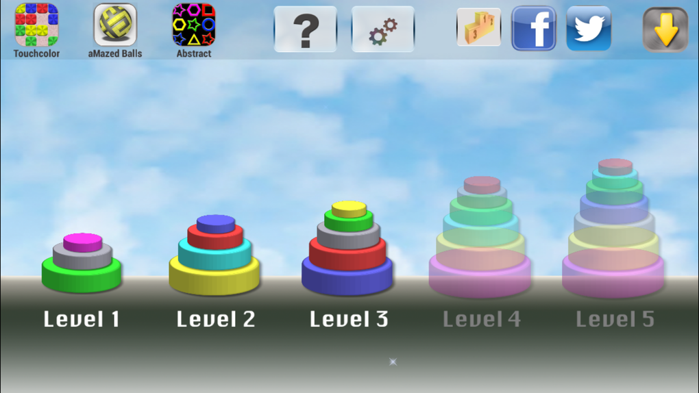 Tower Of Hanoi. pour iPhone - Télécharger