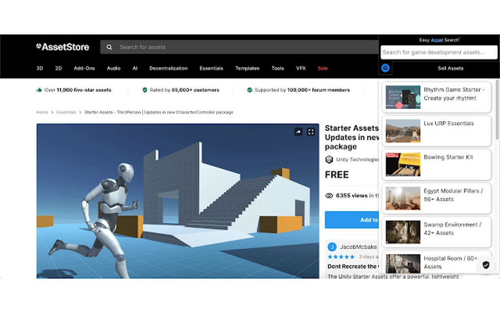 Easy Asset Search for Google Chrome - Extension Download