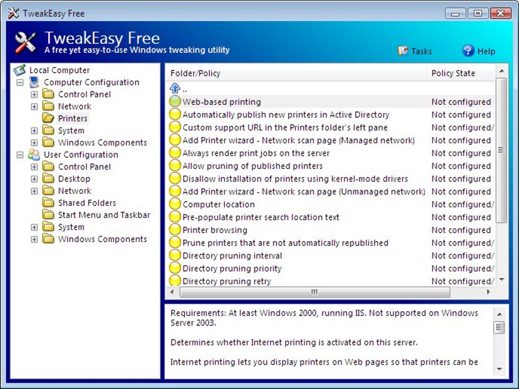 TweakEasy Free - 無料・ダウンロード