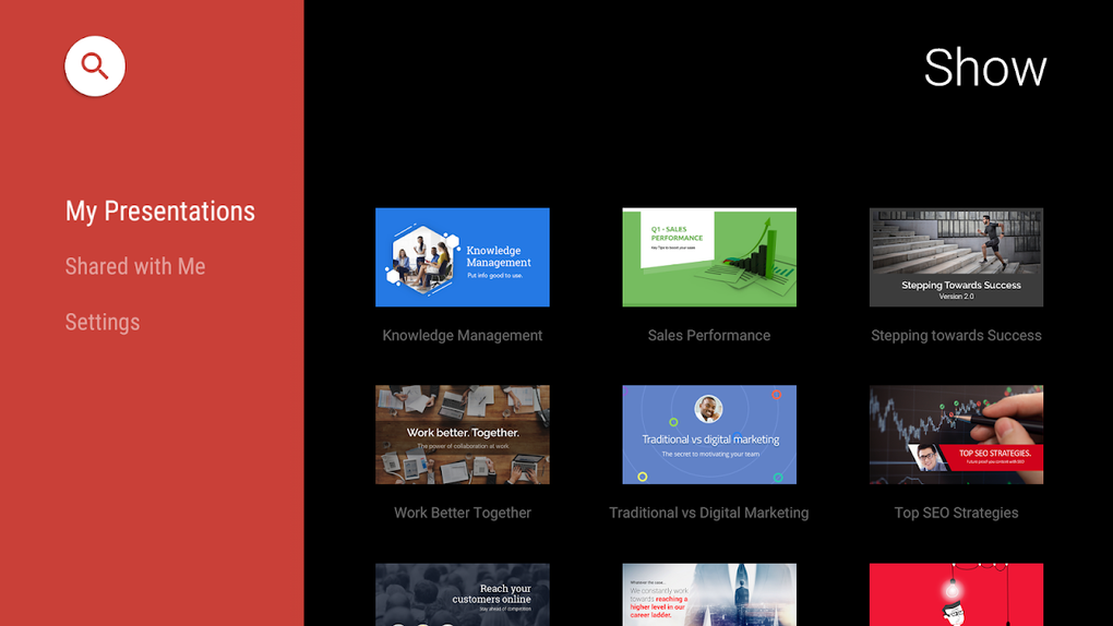 Zoho Show for Android TV - Presentation viewer APK for Android - Download
