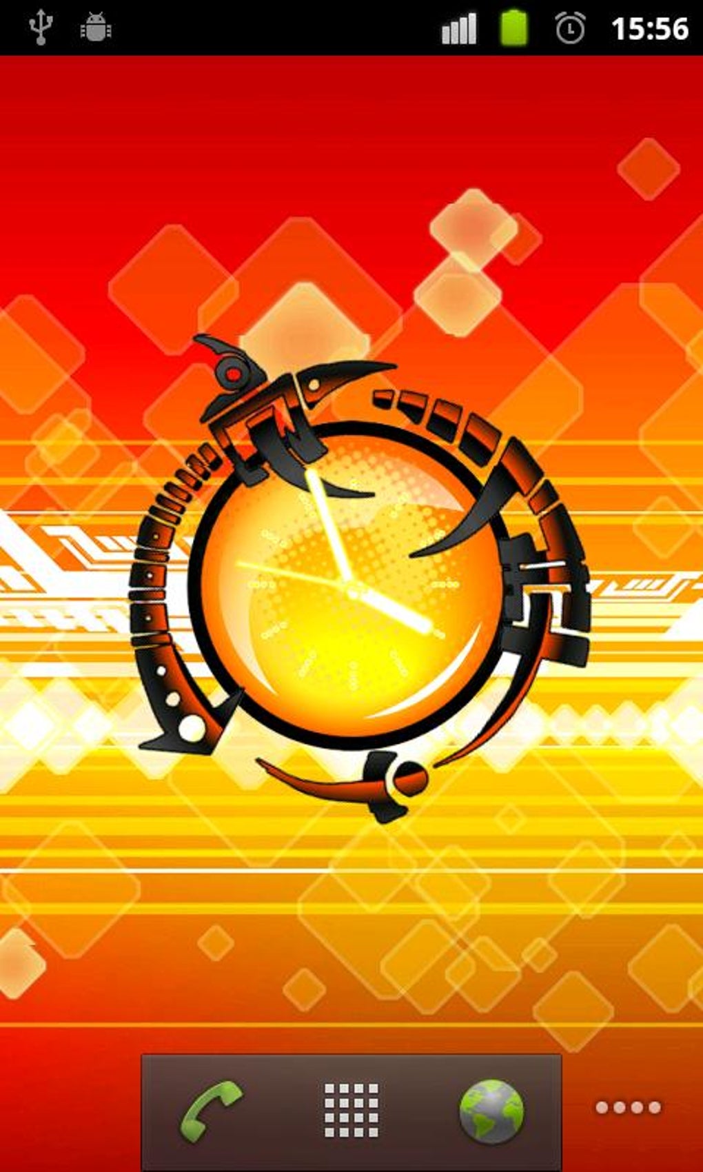 Futuristic Clock live wallpape APK for Android - Download