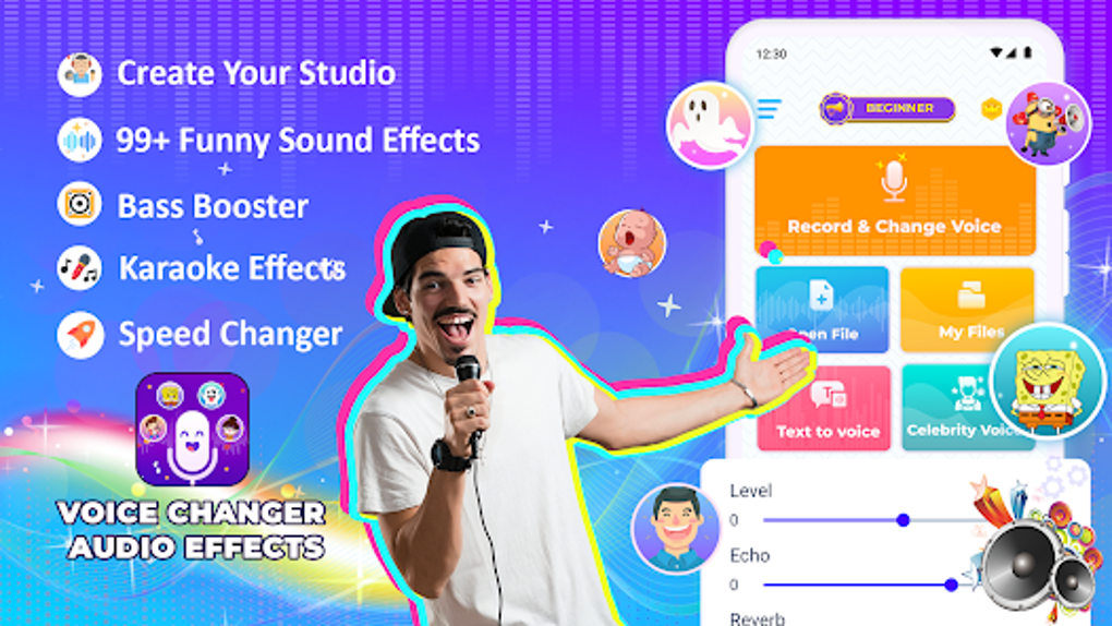 Voice Changer Sound Effects per Android - Download