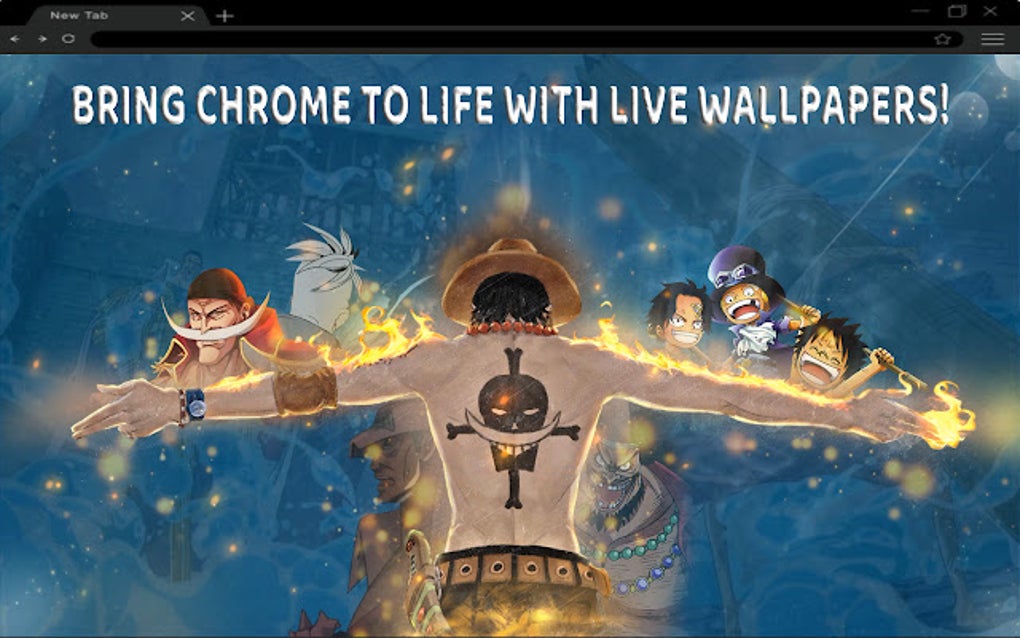 One Piece Ablaze: Flames of Adventure Live Wallpaper für Google Chrome ...