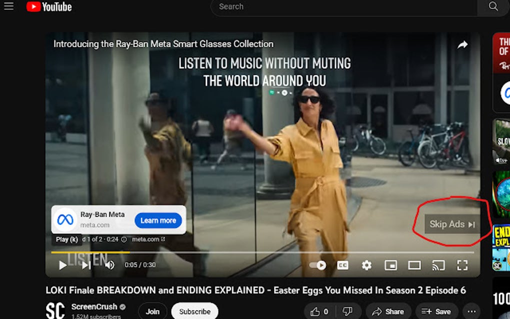 Simple YouTube Ad Skipper Google Chrome 용 - 확장 프로그램 다운로드