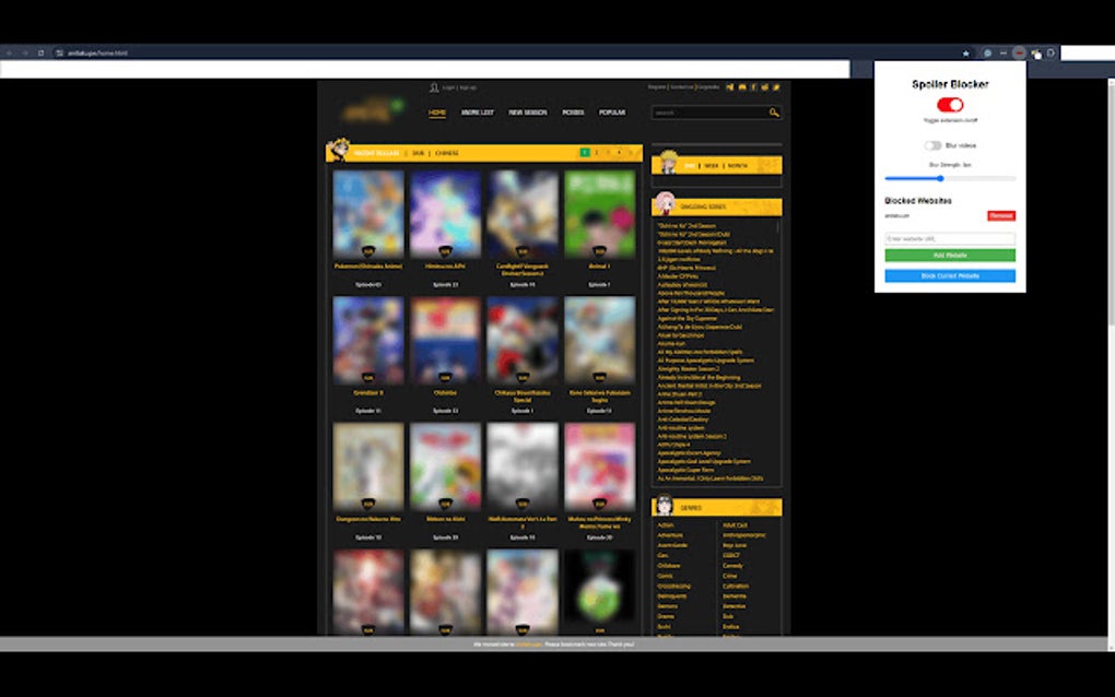 Spoiler Blocker for Google Chrome - Extension Download