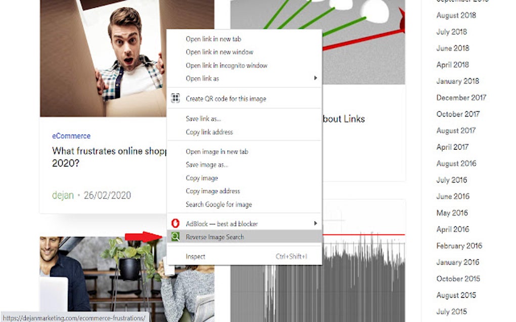 Reverse Image Search para Google Chrome - Extensión Descargar