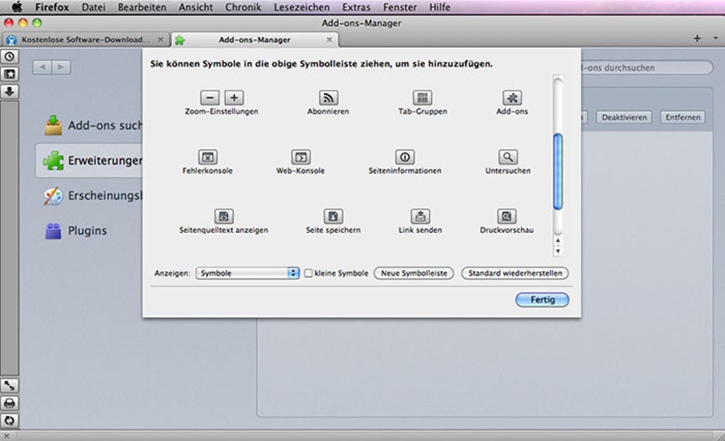 Vertical Toolbar für Mac - Download
